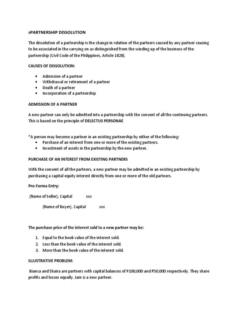 Advanced Accounting - Partnership Dissolution | PDF | Partnership | Book Value
