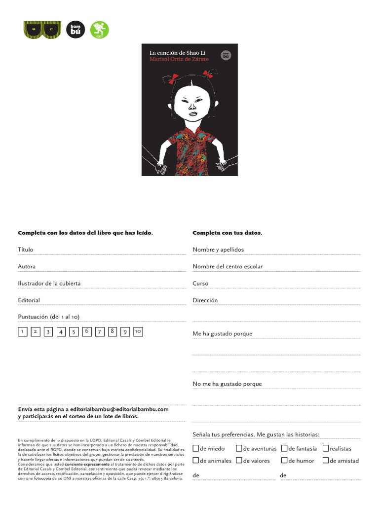 La Canción de Shao Li | PDF | Narración | Novelas