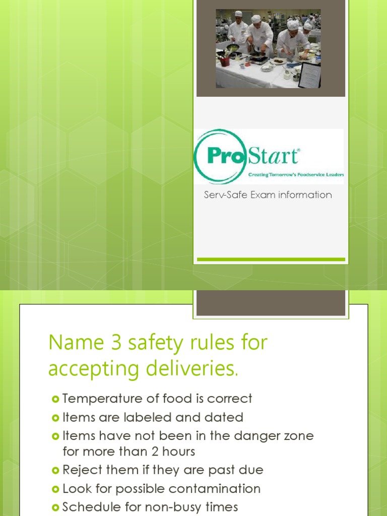 Serv-Safe Exam Information | PDF | Beef | Foods