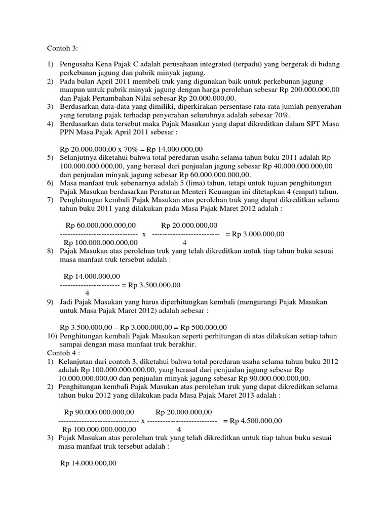 Contoh Soal PPN | PDF