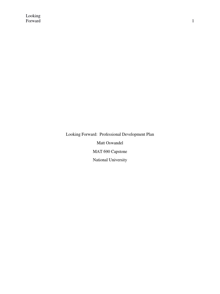 Looking Forward | PDF | Educational Technology | Mindset