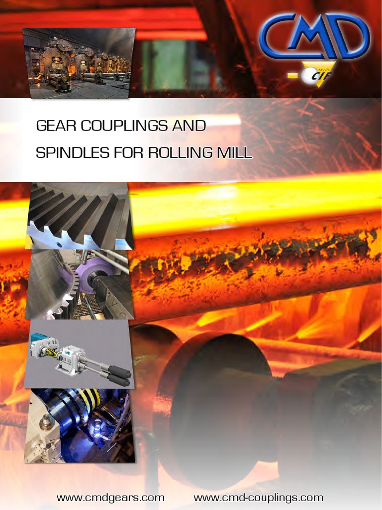 Gear Couplings and Spindles For Rolling Mill | PDF
