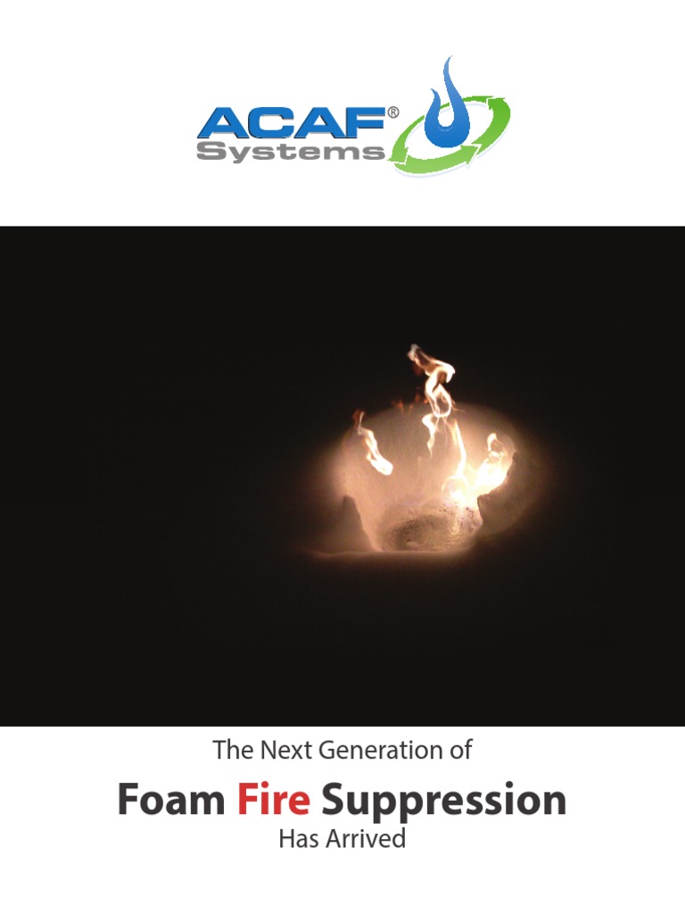ACAF Fire Suppression Brochure | PDF | Firefighting | Energy And Resource