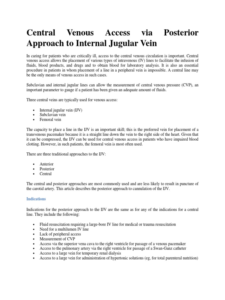 Critical Care Protocols | PDF | Intravenous Therapy | Artificial ...