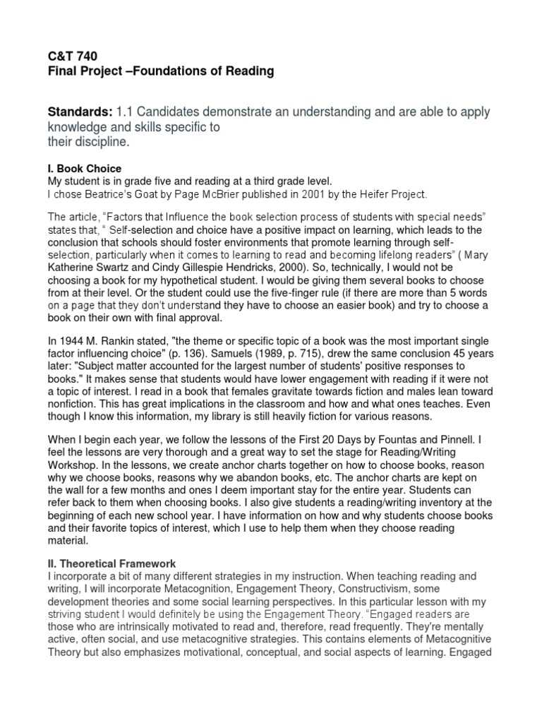 Artifact 2 | PDF | Reading Comprehension | Cognition