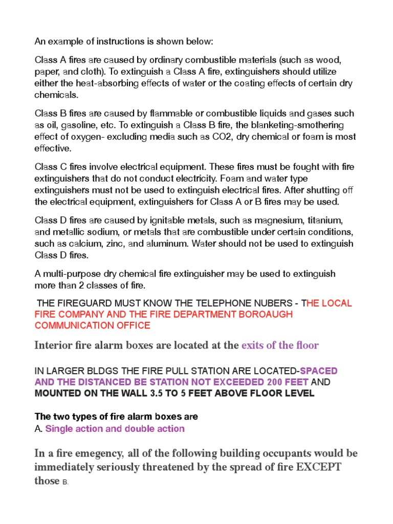 F01 Guide 2 | PDF | Firefighting | Combustion