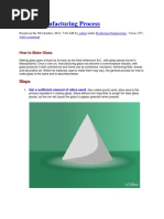 Glass Process Flow Chart | PDF | Glasses | Homogeneous Chemical Mixtures