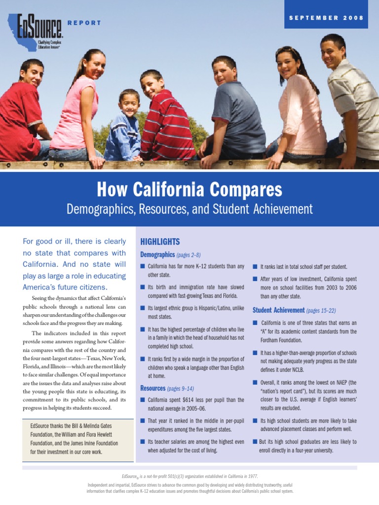 08 How CA Compares Web | PDF | Race And Ethnicity In The United States ...