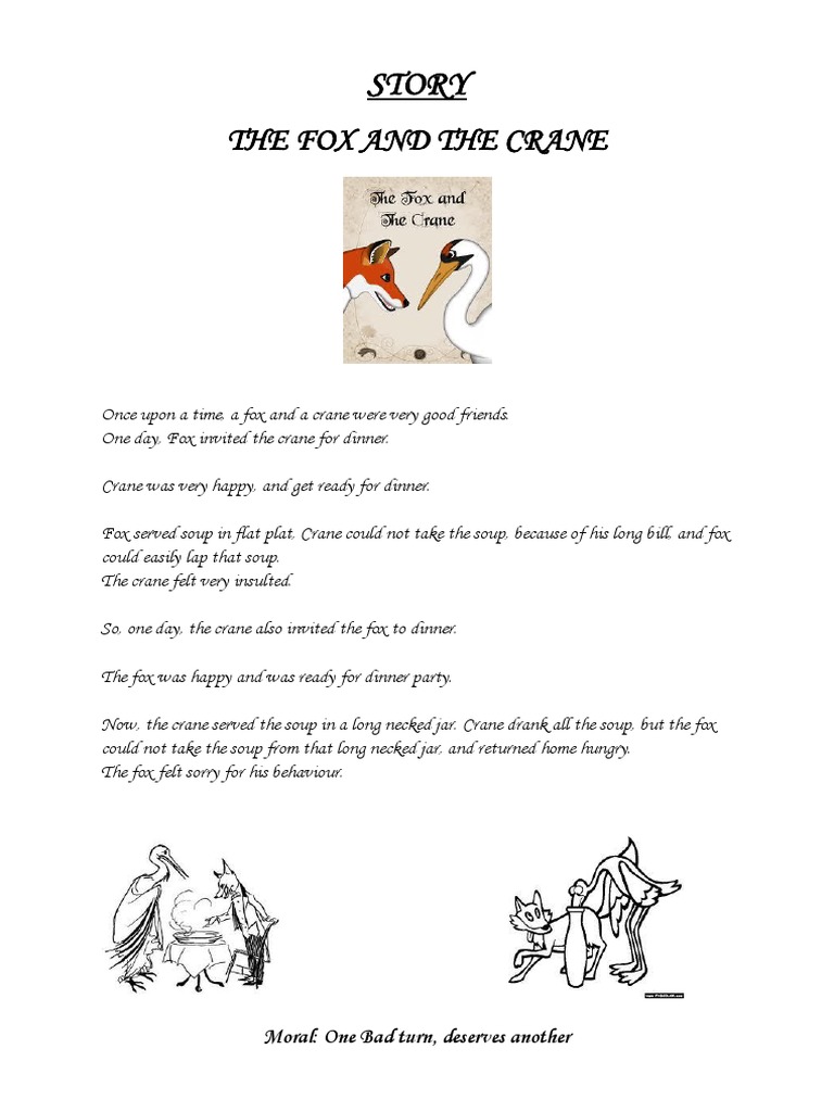 STORY Fox and Crane | PDF