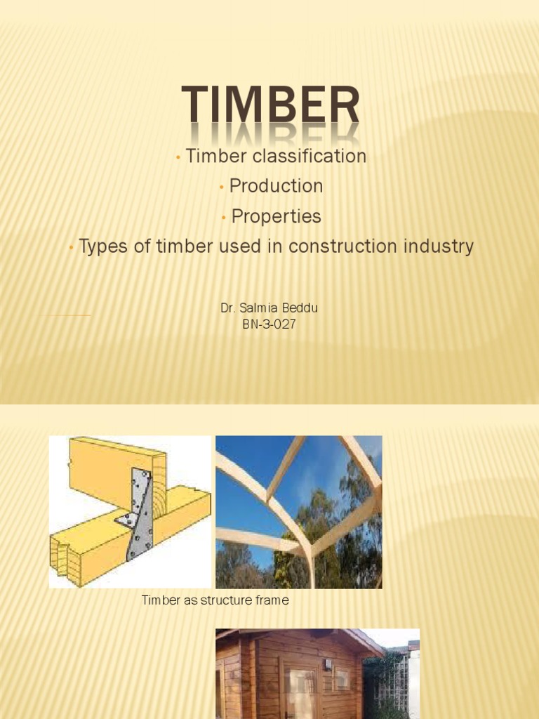 Timber: Timber Classification Production Properties Types of Timber ...
