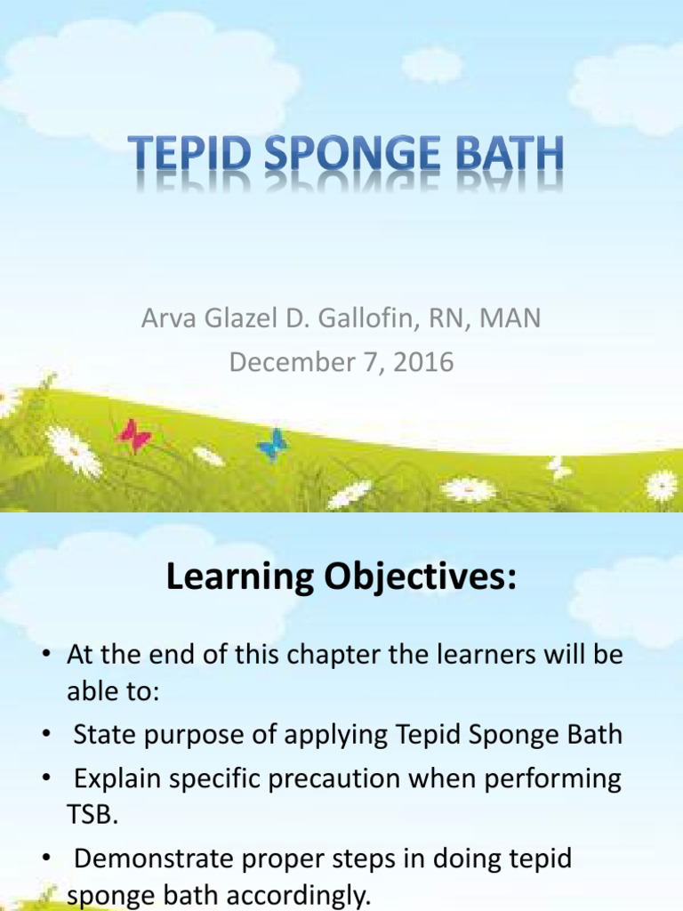Purpose of sponge bath store