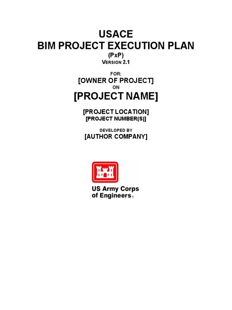 Usace Docs Bim Exec Plan | Building Information Modeling | Autodesk Revit