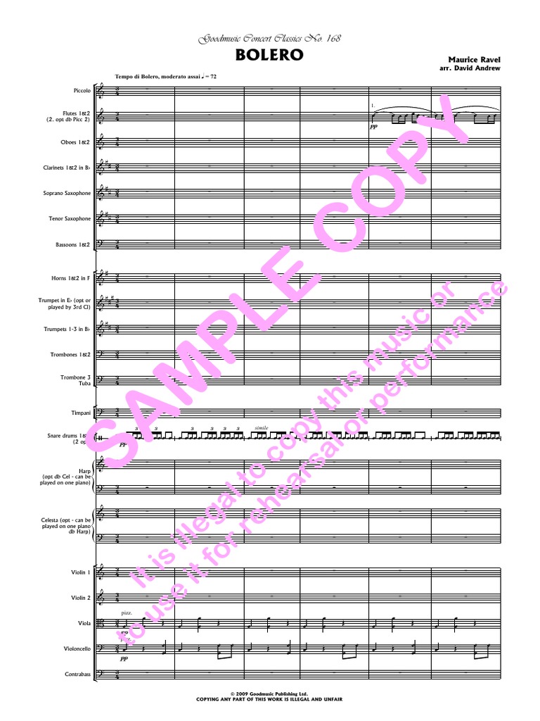 Bolero | PDF | Compositions | Classical Music