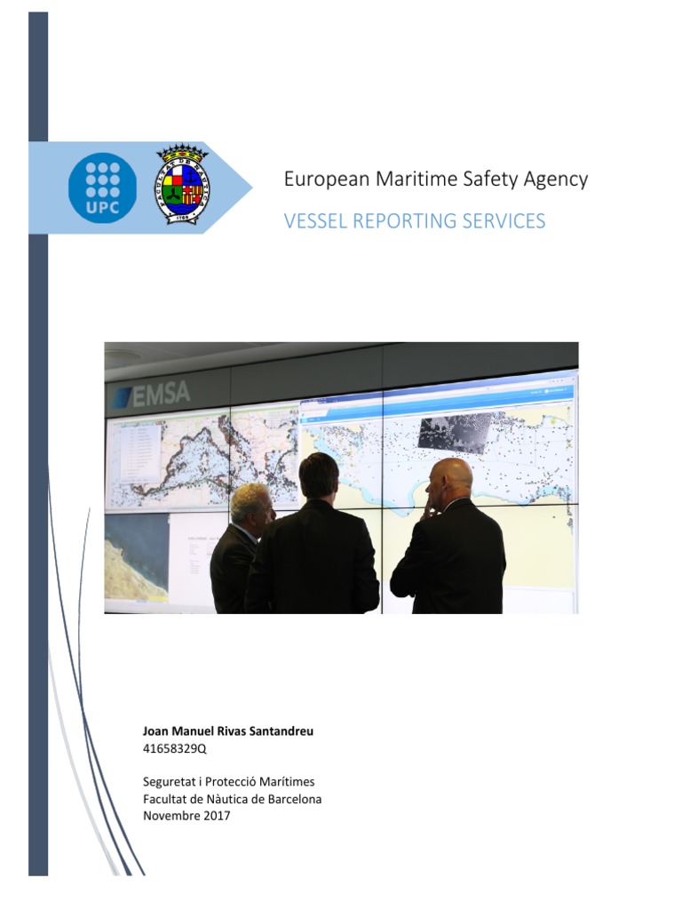 EMSA (European Maritime Safety Agency) Vessel Reporting Services | PDF ...