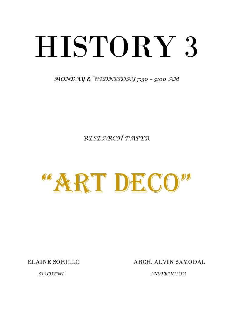 Art Deco History | PDF | Art Deco | Window