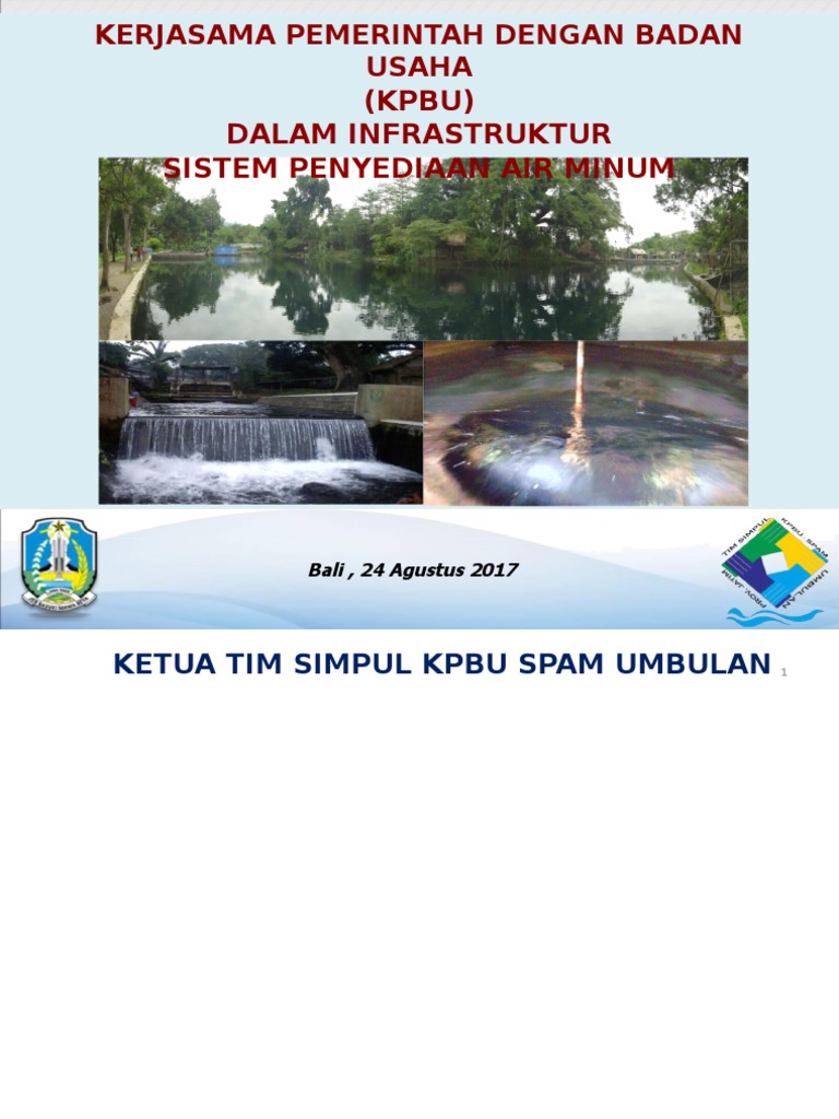 KPBU SPAM Umbulan: Solusi Air Minum | PDF