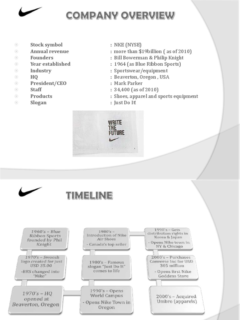 Nike Strategy | PDF | Nike | Business Economics