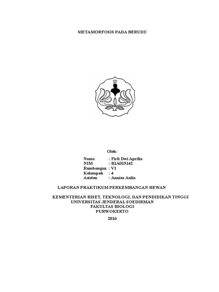 Perhew Prakt 8 Metamorfosis Berudu | PDF