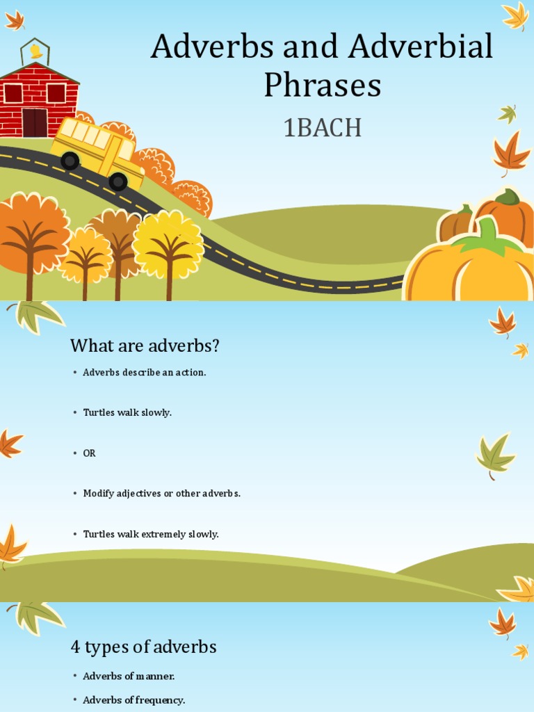 Understanding Adverbs and Their Types | PDF | Language Arts & Discipline