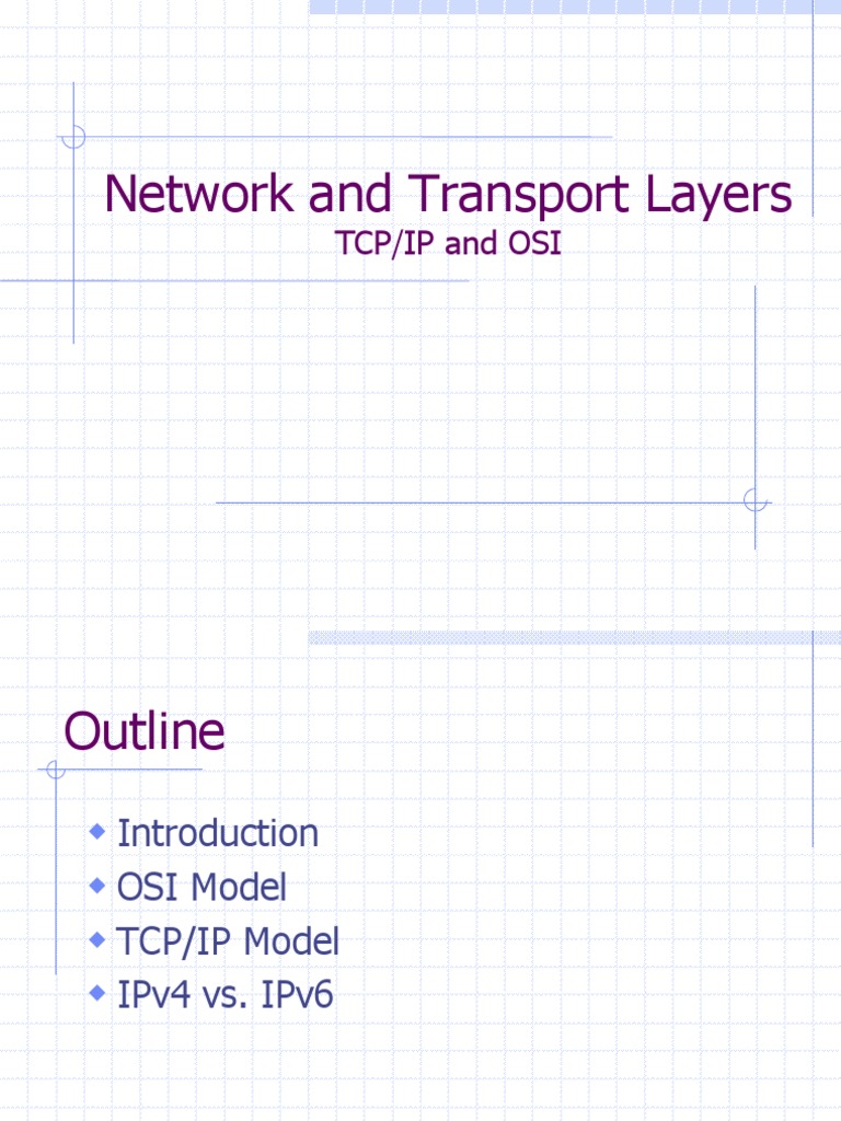 Network and Transport Layers: Tcp/Ip and Osi | Download Free PDF | Osi Model | Internet Protocol ...