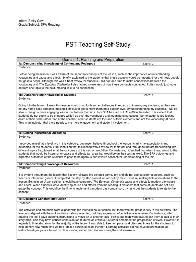 Self Study Notes | PDF | Classroom Management | Educational Assessment