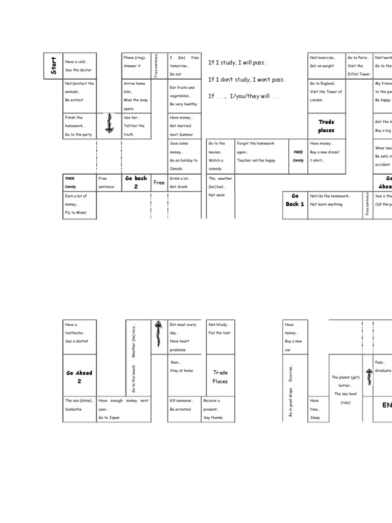 First Conditional Board Game | PDF | Leisure