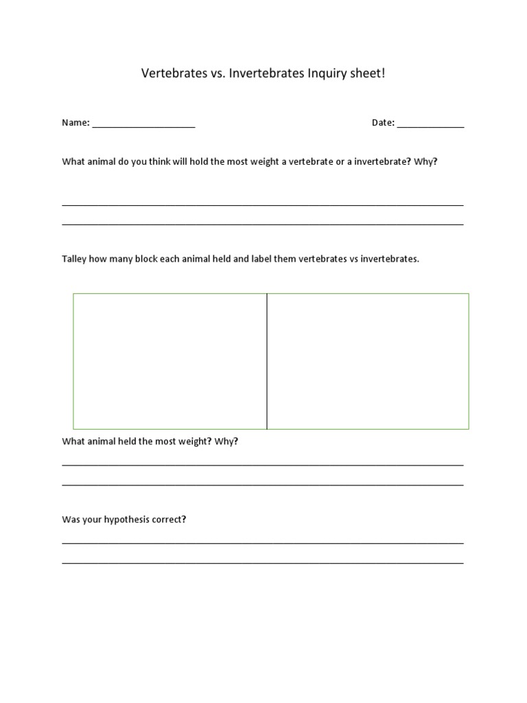 Lesson 1 Inquiry Sheet | PDF