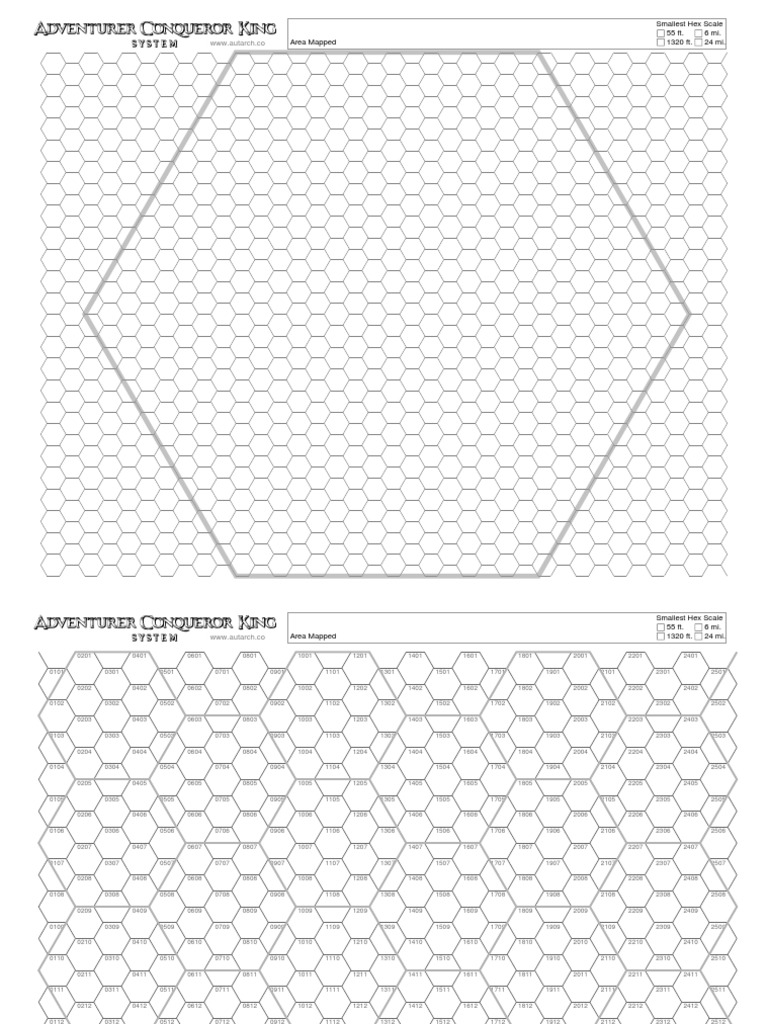 Acks - Hex Maps | PDF