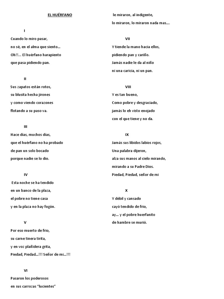 El Huerfano | PDF