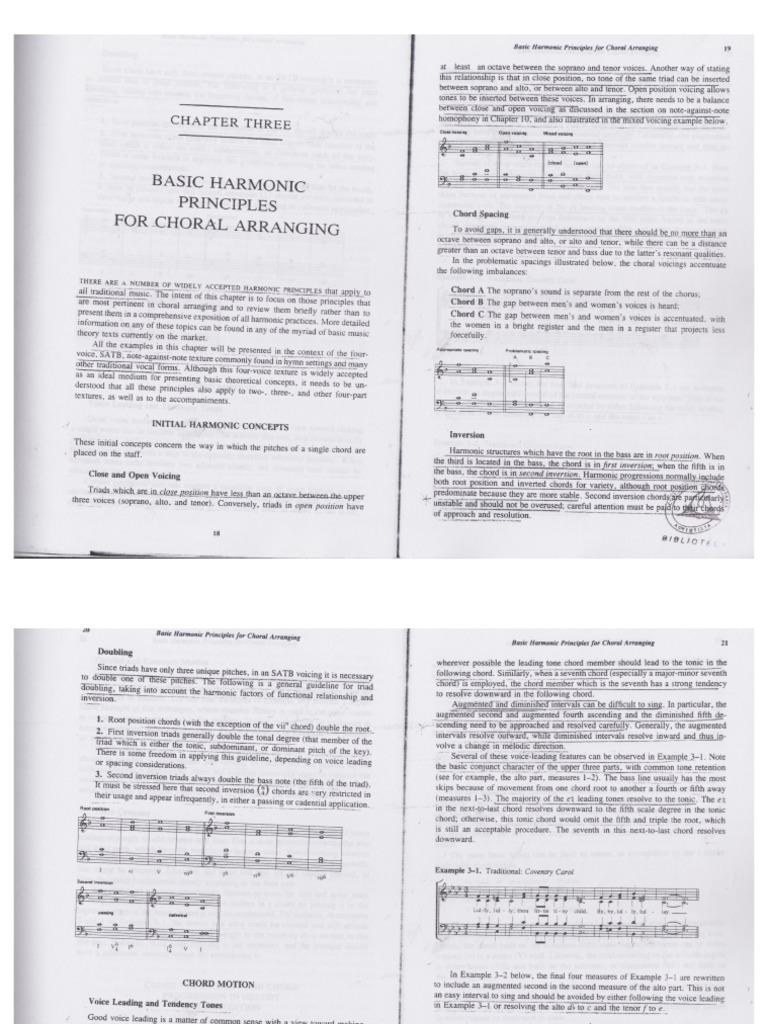 Chapter III Contemporary Choral Arranging | PDF