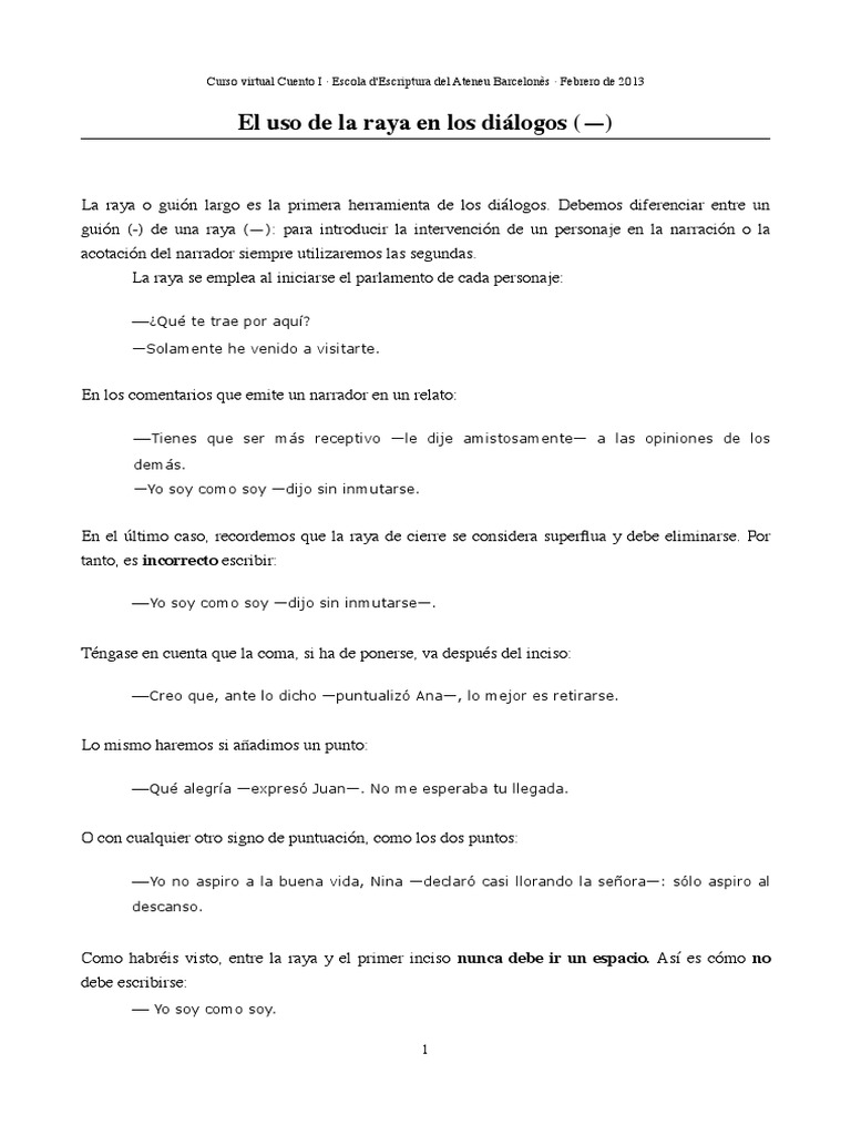 Uso Raya en Dialogos PDF | PDF | Science | Tecnología (general)