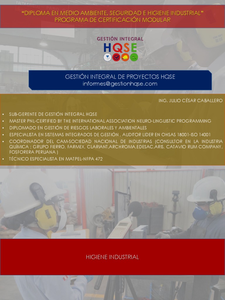 Diploma en Higiene Industrial y Ruido | PDF | Decibel | Escuchando