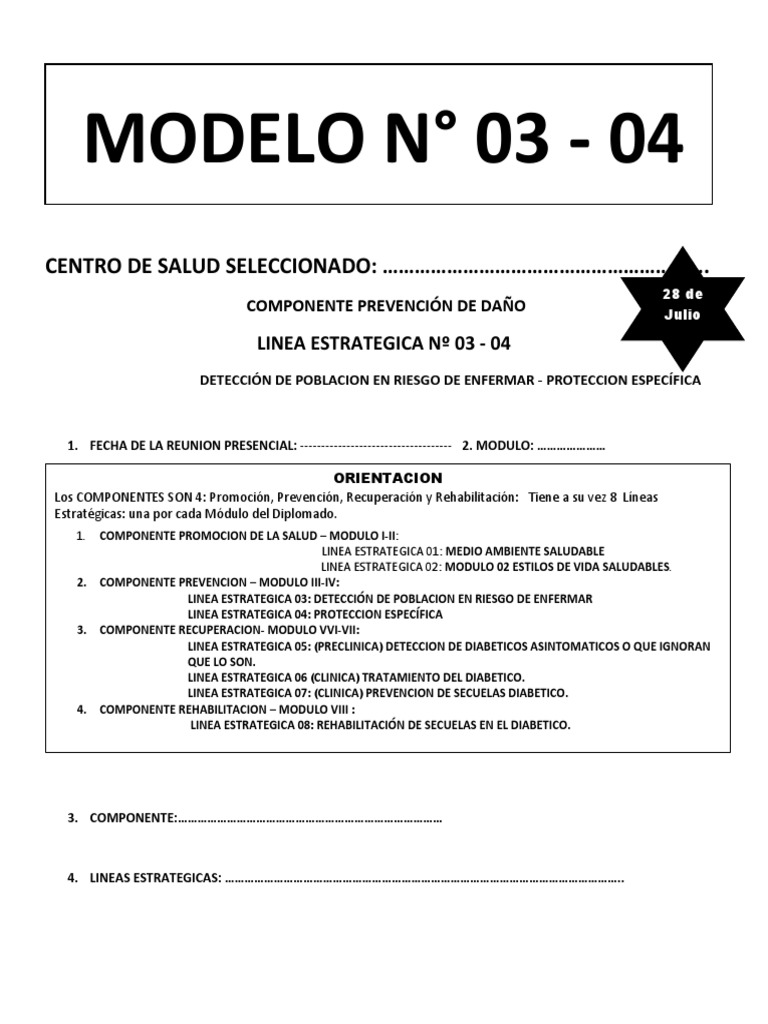 3 - 4 Modelo Basico Ppi 3 - 4 | PDF | Presupuesto | Hospital