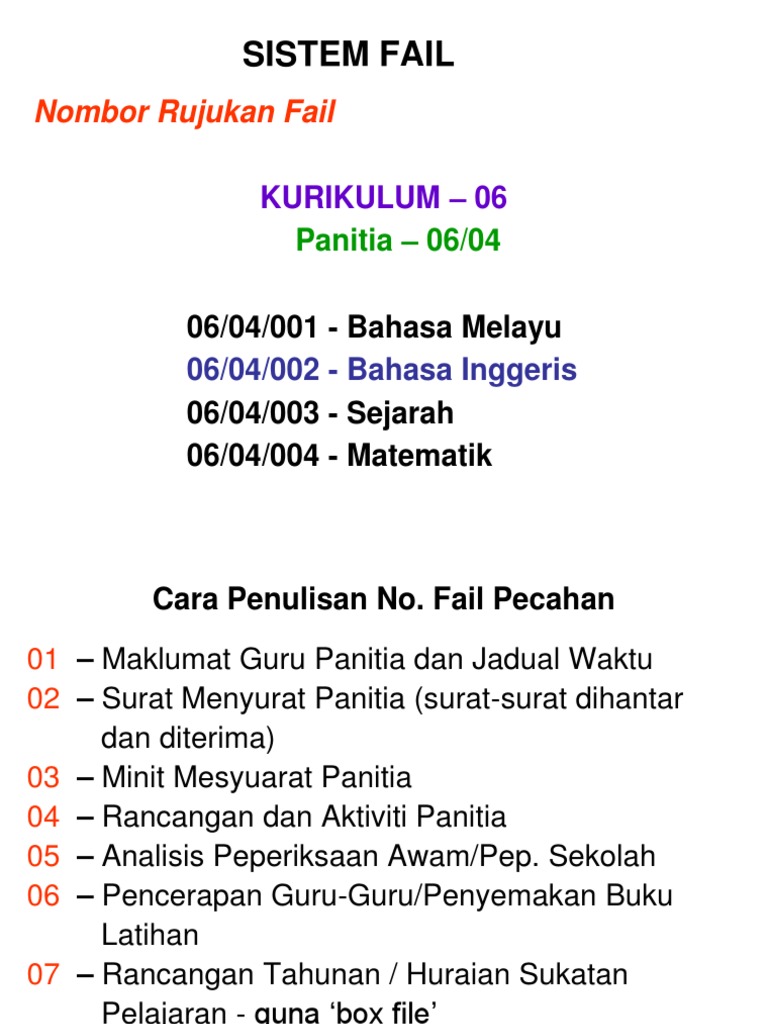 Sistem Fail | PDF