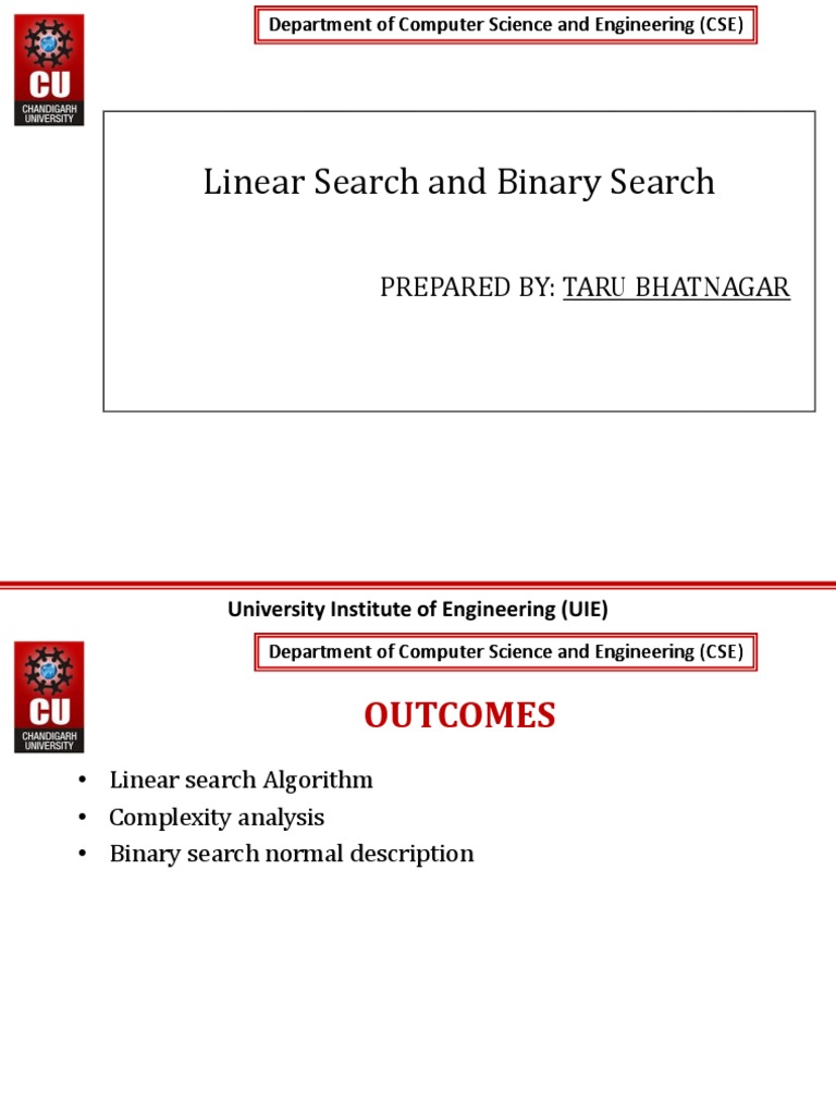 Linear Search | PDF | Computer Science | Information Retrieval