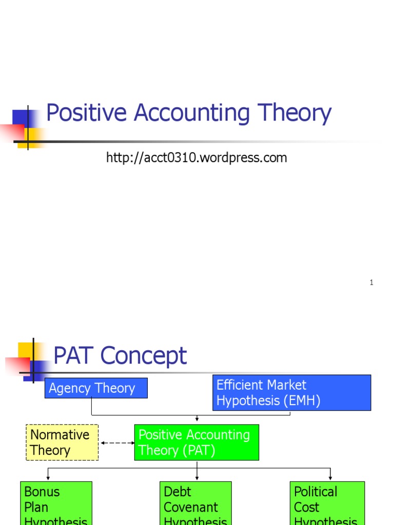 Positive Accounting | Theory | Market (Economics)