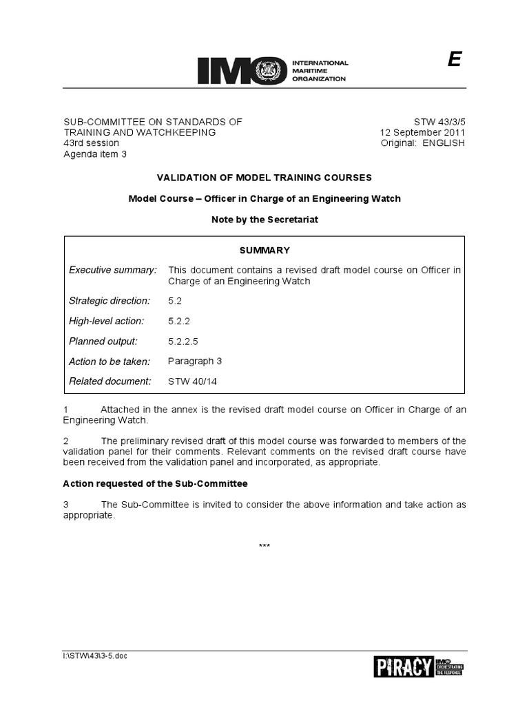 Book IMO Model Course 7 04 IMO 2012 PDF | PDF | Combustion | Boiler