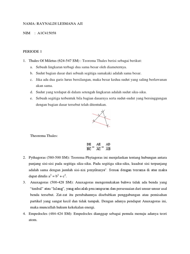 Tokoh Penemu Fisika Dan Penemuannya (Periode 1-5) | PDF