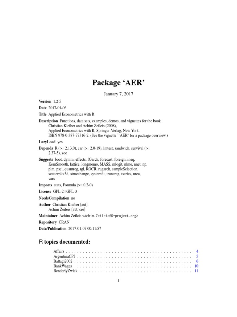 Aer | PDF | Time Series | Cigarette