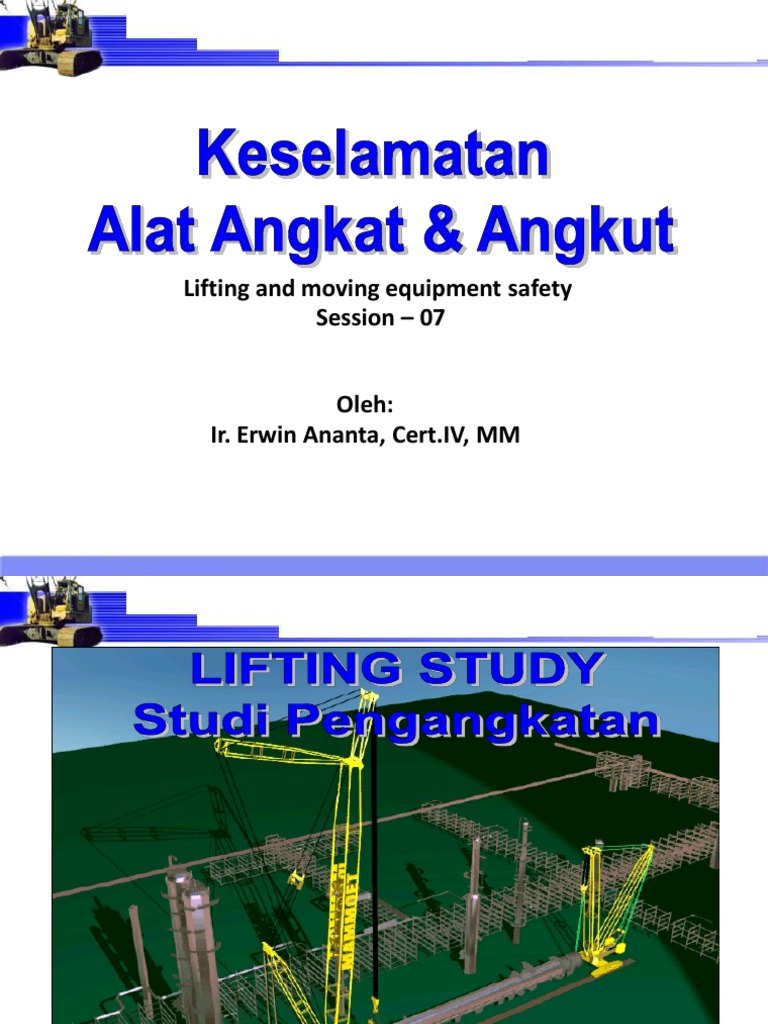Keselamatan Alat Angkat Session 07 | PDF