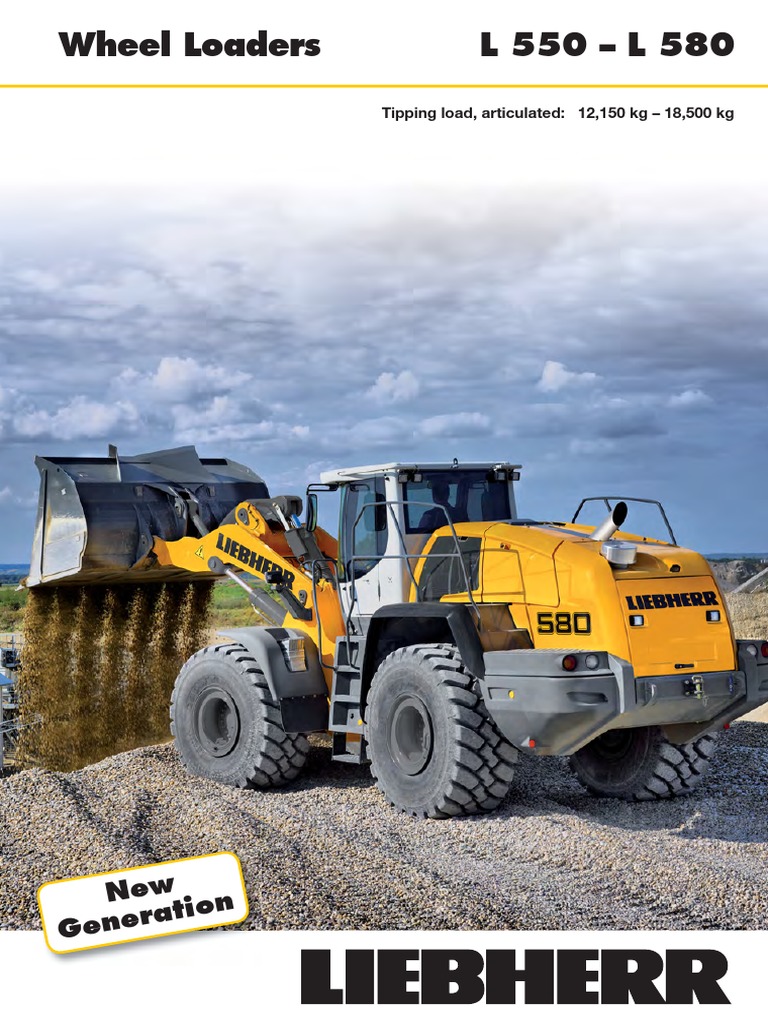 Liebherr L580 Wheel Loader Overview | PDF | Diesel Engine | Engines