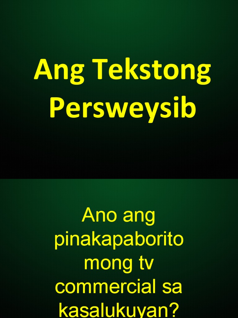 Persweysib Na Teksto | PDF