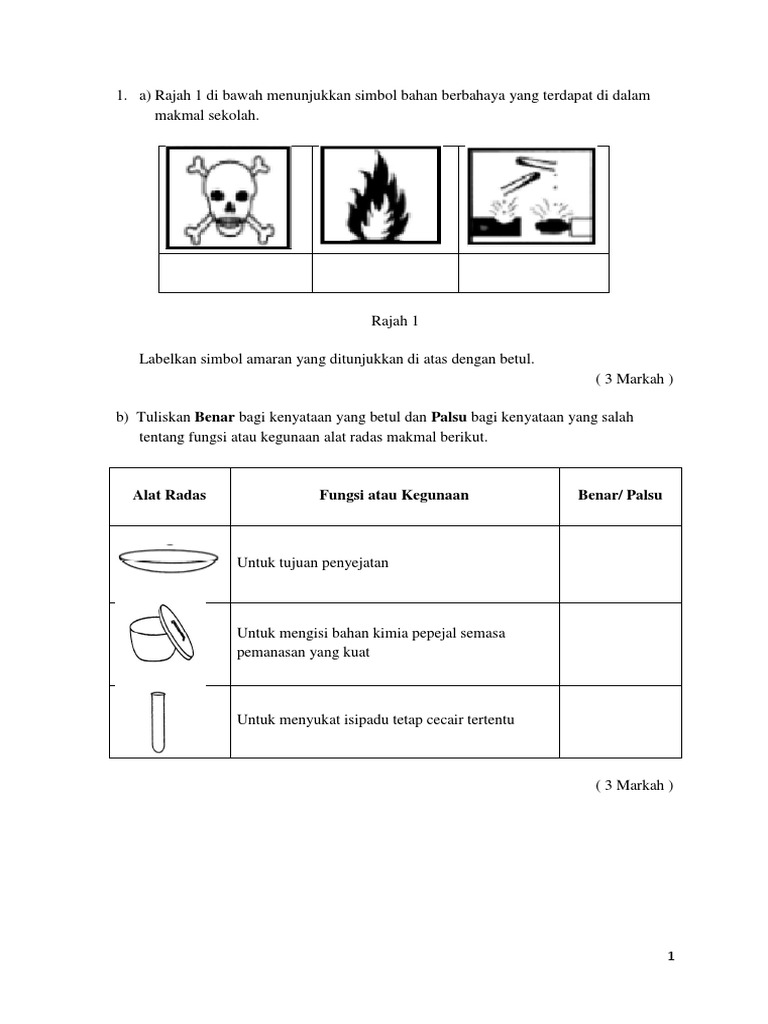 Form 1 Sains Peperiksaan Akhir Tahun | PDF