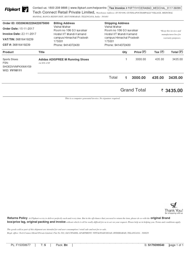 Vishal Mahar Bill2 PDF | PDF | Invoice | Business