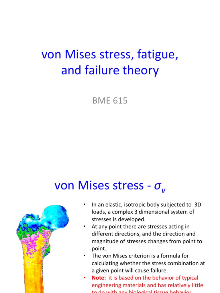 Von Mises | PDF | Yield (Engineering) | Stress (Mechanics)