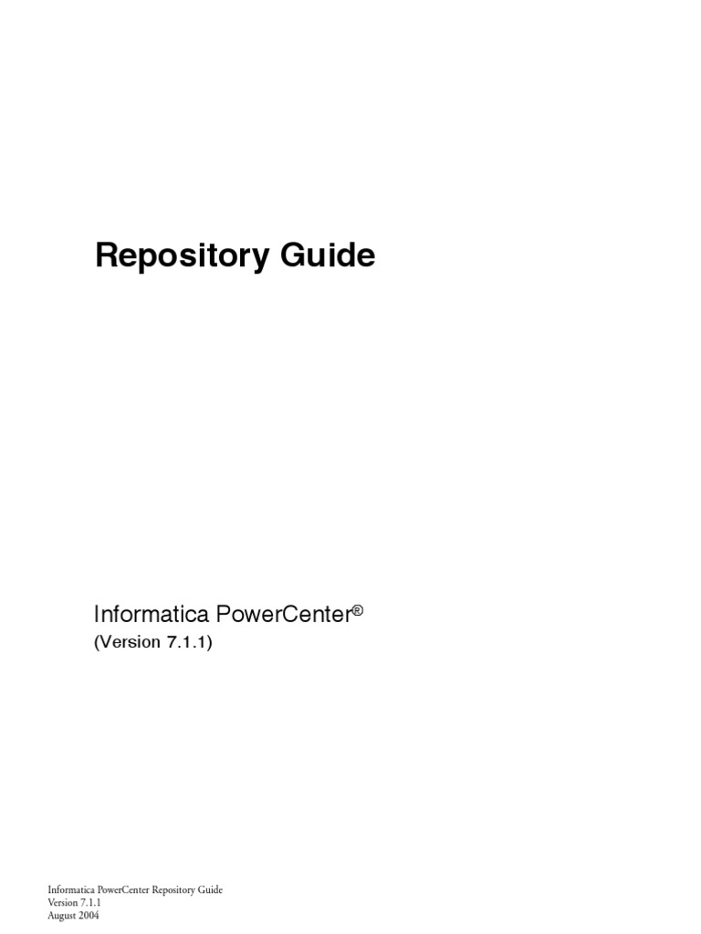 Repository Guide | PDF