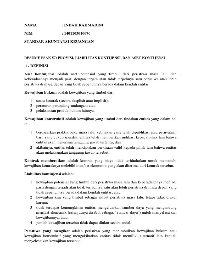 Resume Psak 57 Indah | PDF