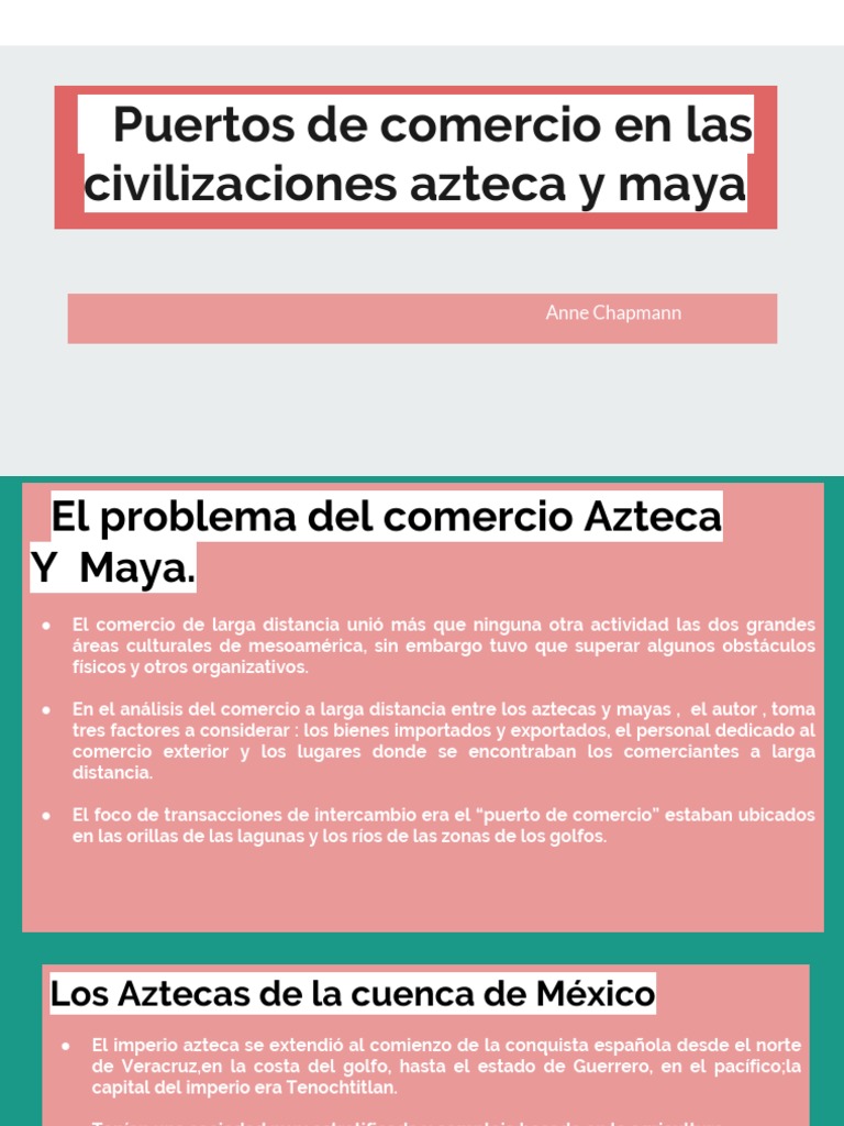 Comercio Azteca en Tochtepec y Más | PDF | Comercio | Civilización maya