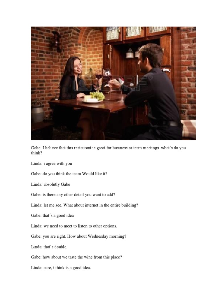 Dialogo en Restaurante | PDF