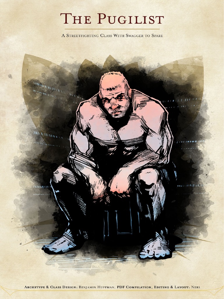 Pugilist Class | D20 System | Fantasy Role Playing Games